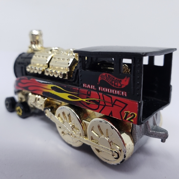 Hot Wheels | Toys | Hot Wheels Rail Rodder Train Locomotive Black ...